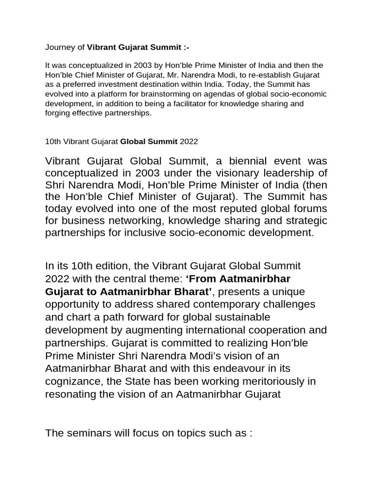 vibrant gujarat | PDF