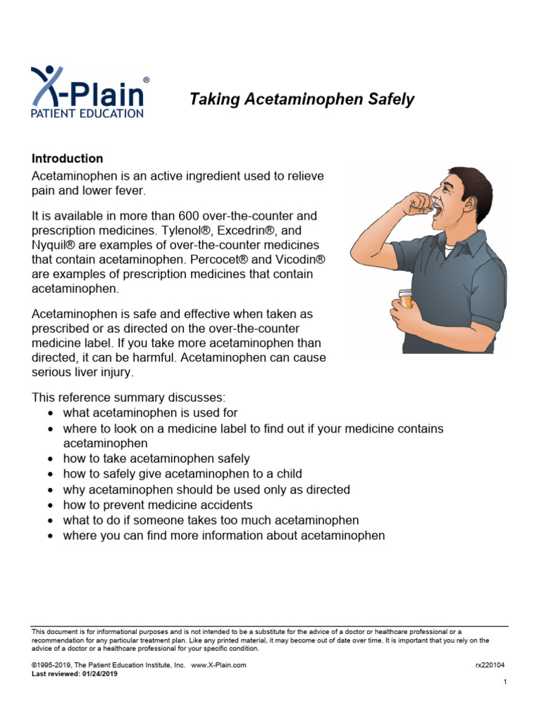 Acetaminophen Safety | PDF