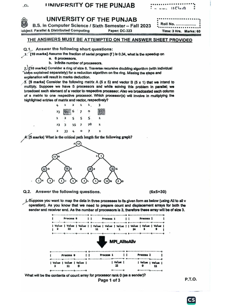 Paper Parallel Distributed Computing | PDF Paper Parallel Distributed Computing | PDF