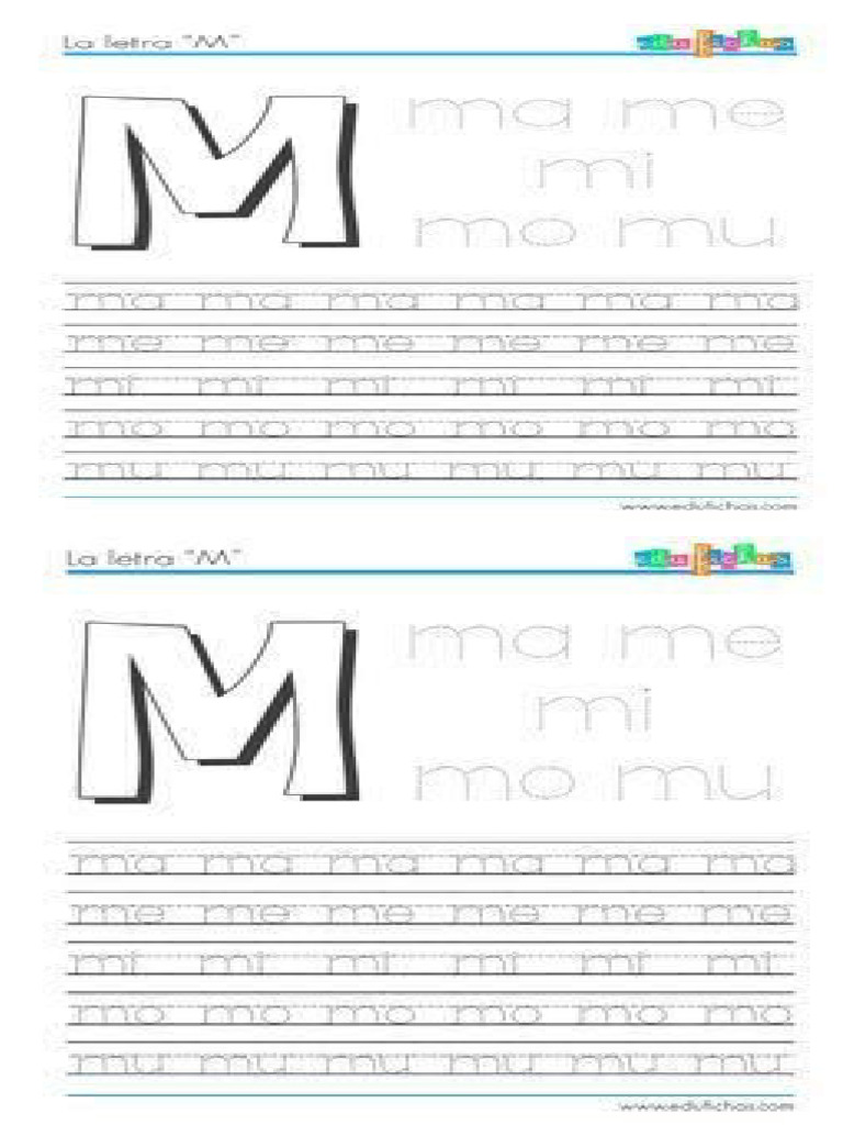 tarea letra M y 14 | PDF