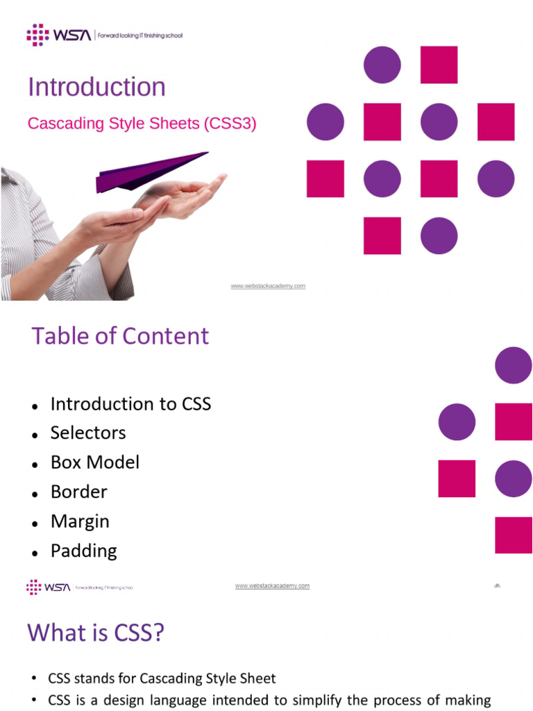 Basics of CSS3 | PDF