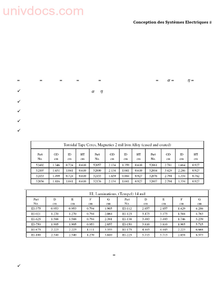 Corrigétypeconceptiondes Systèmesélectrique - TextMark | PDF