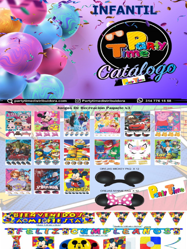 Catalogo Infantil Partytime | PDF