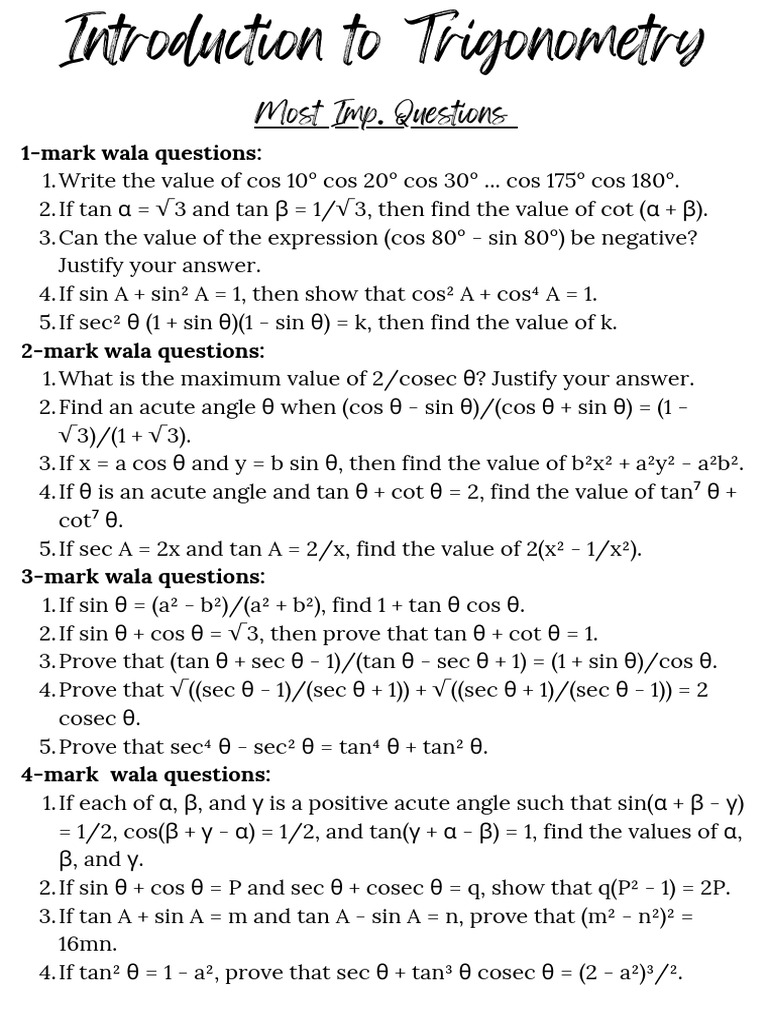 Trignometry Pdf 8724