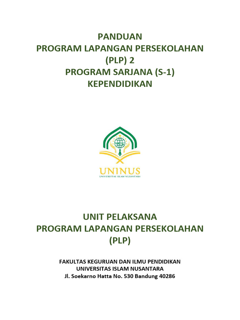 Panduan PLP 2 | PDF