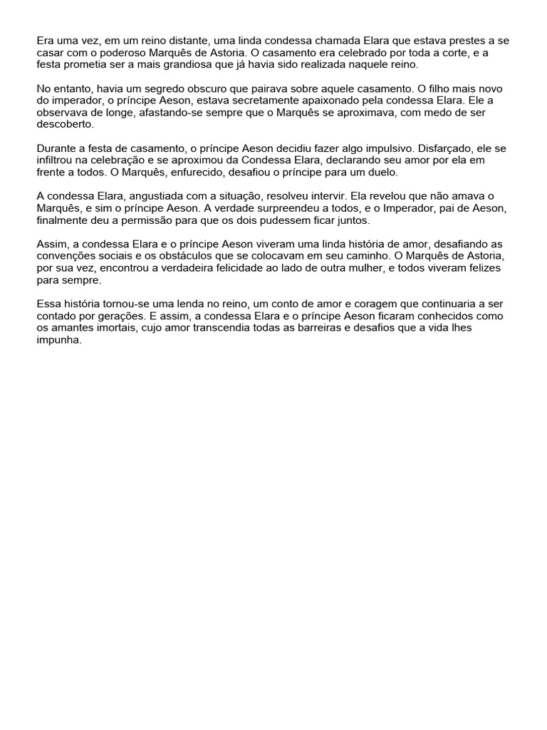 A Condessa Fugitiva | PDF