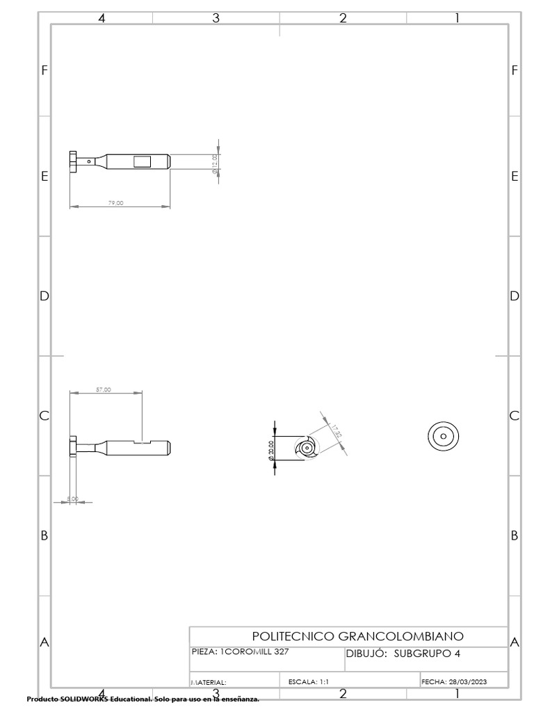 Plano Ensamble Coromill 327 | PDF