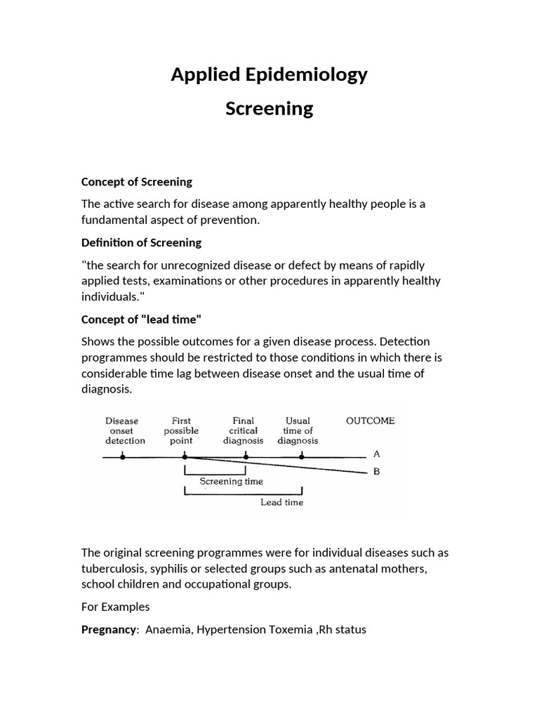 Screening 2024-2025 | PDF