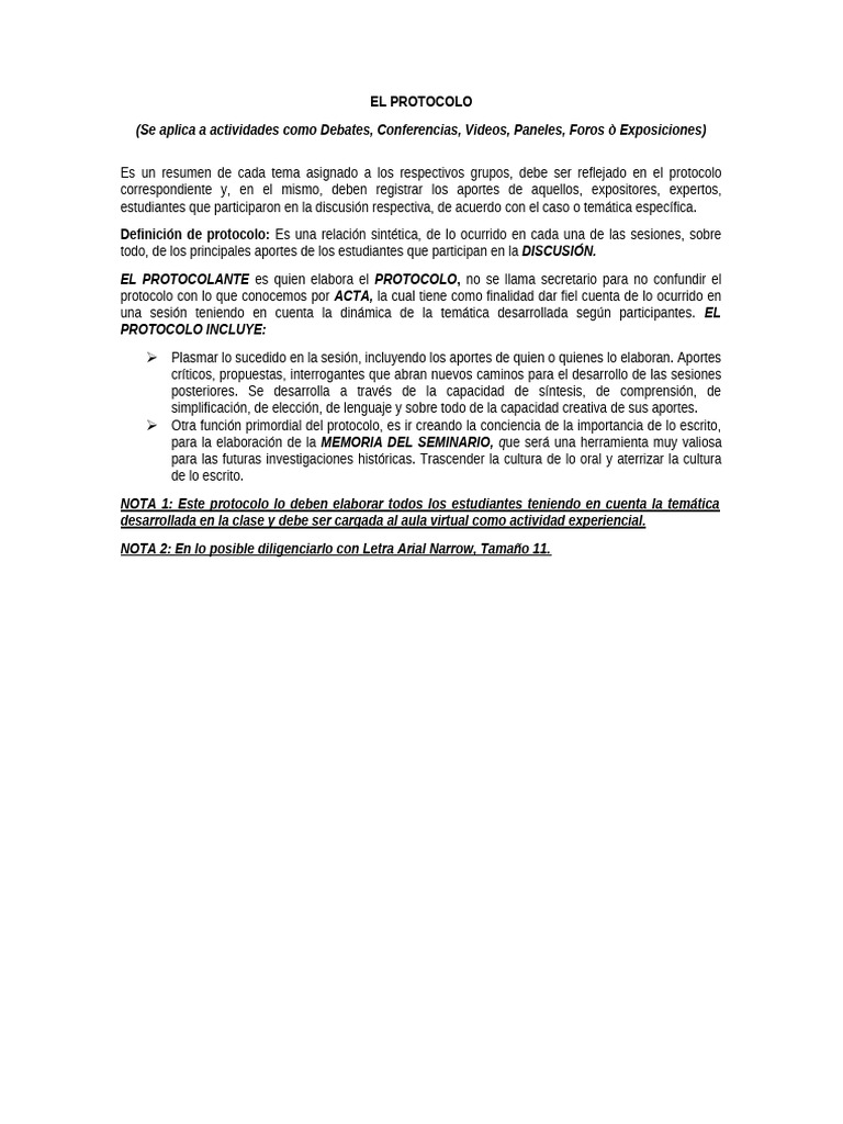 Ficha Del Protocolo | PDF