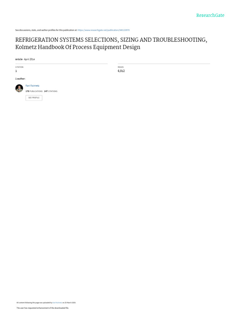 ENGINEERING-DESIGN-GUIDELINES-refrigeration-systems-Rev2.1web | PDF