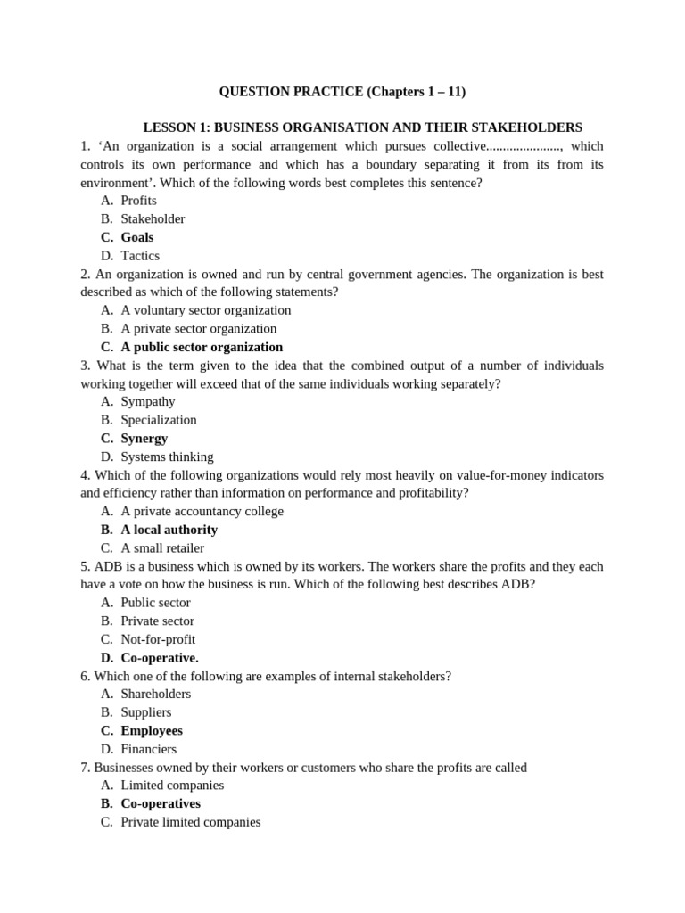 F1 Question Bank | PDF