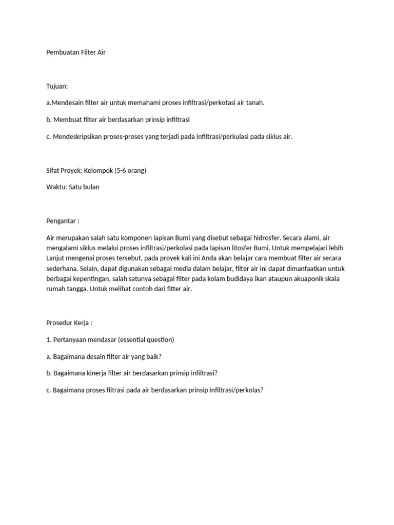 Pembuatan Filte-WPS Office | PDF