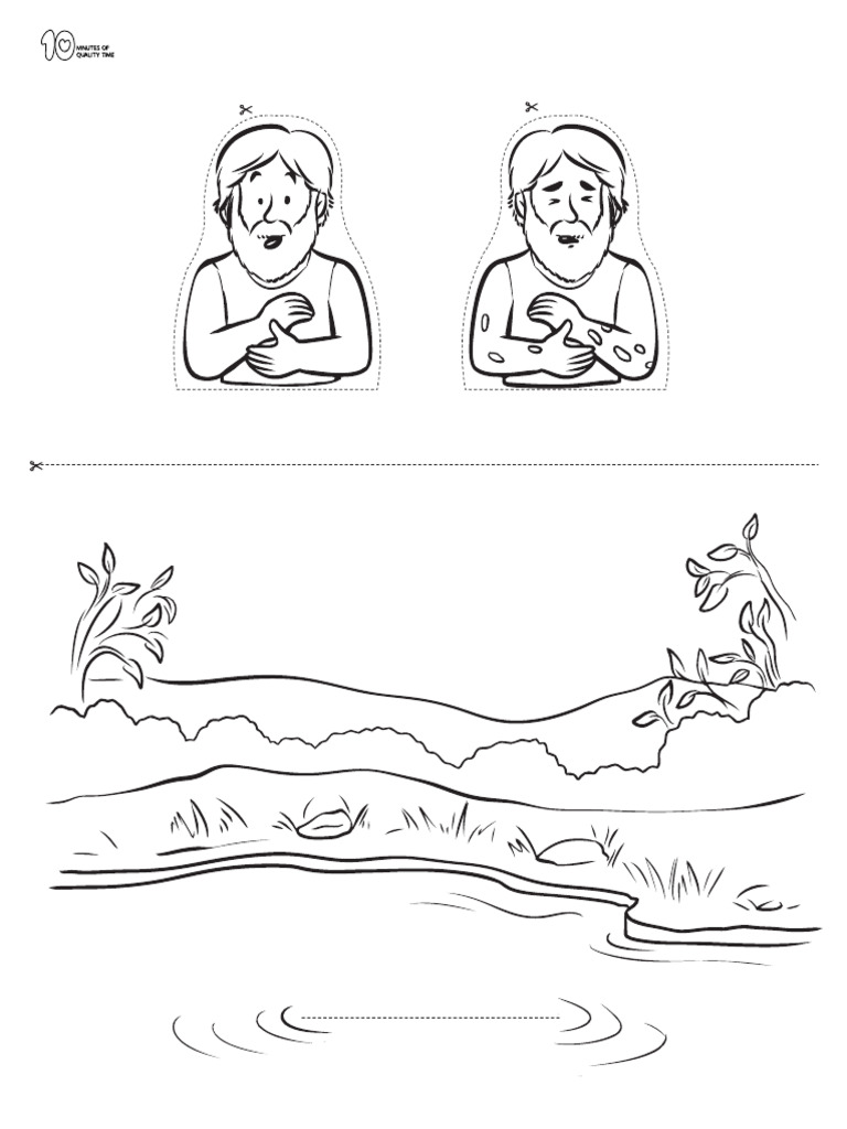 Elisha and Naaman Craft | PDF