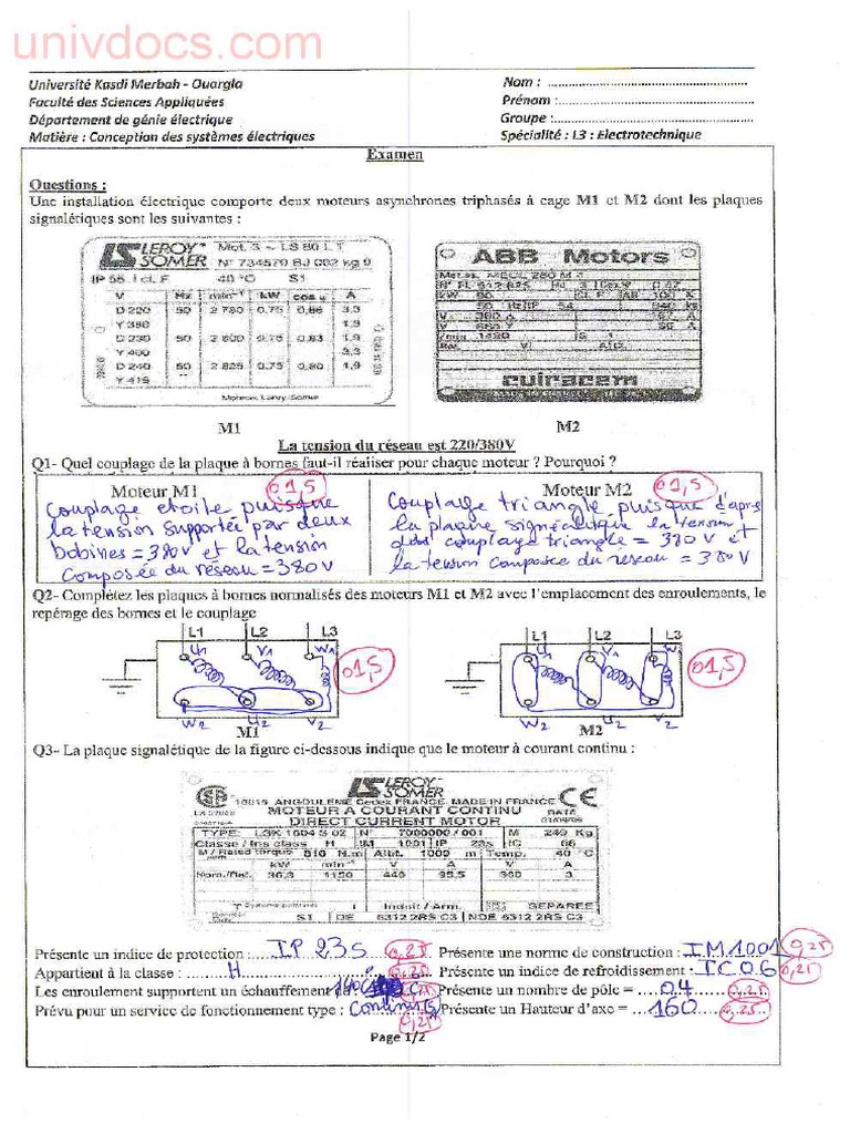 Corrige Conception L3.TextMark | PDF