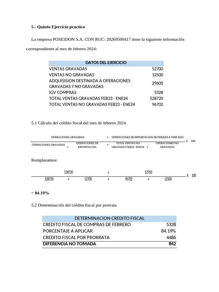 Ejercicio 5 Igv | PDF