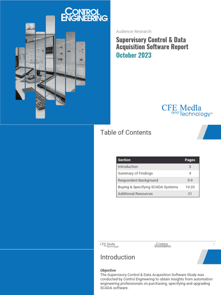 Control Engineering 2023 SCADA Report | PDF