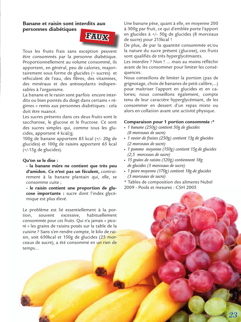 Bananes Et Raisins | PDF