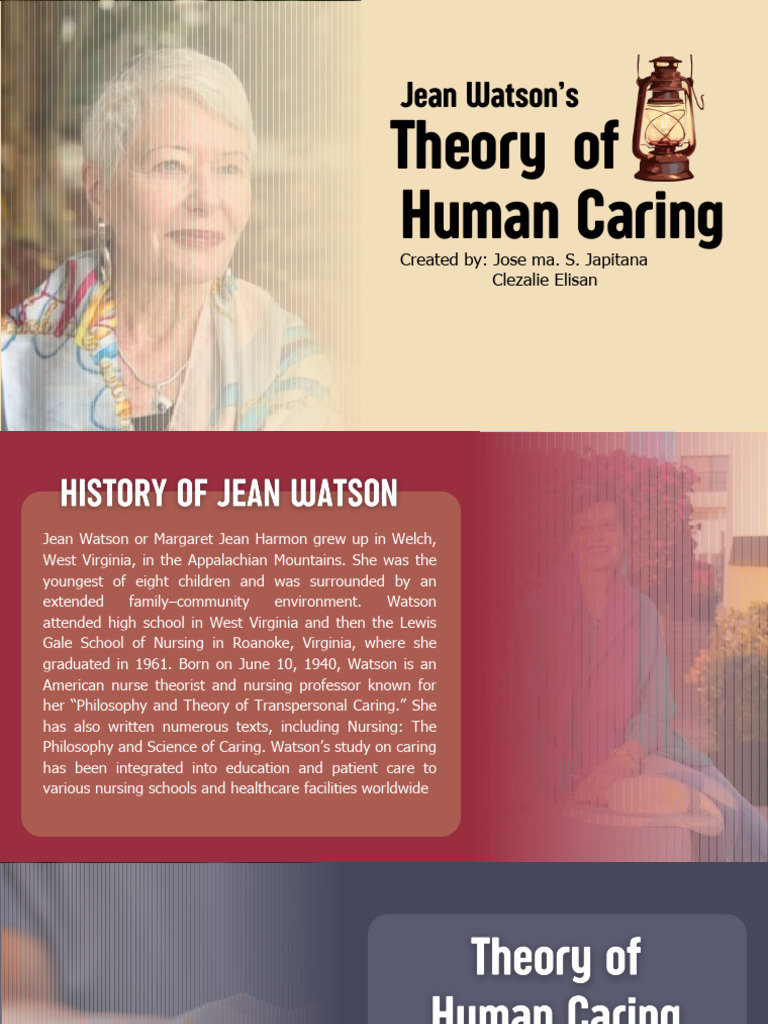 Jean Watson's Theory of Human Caring | PDF | Cognition