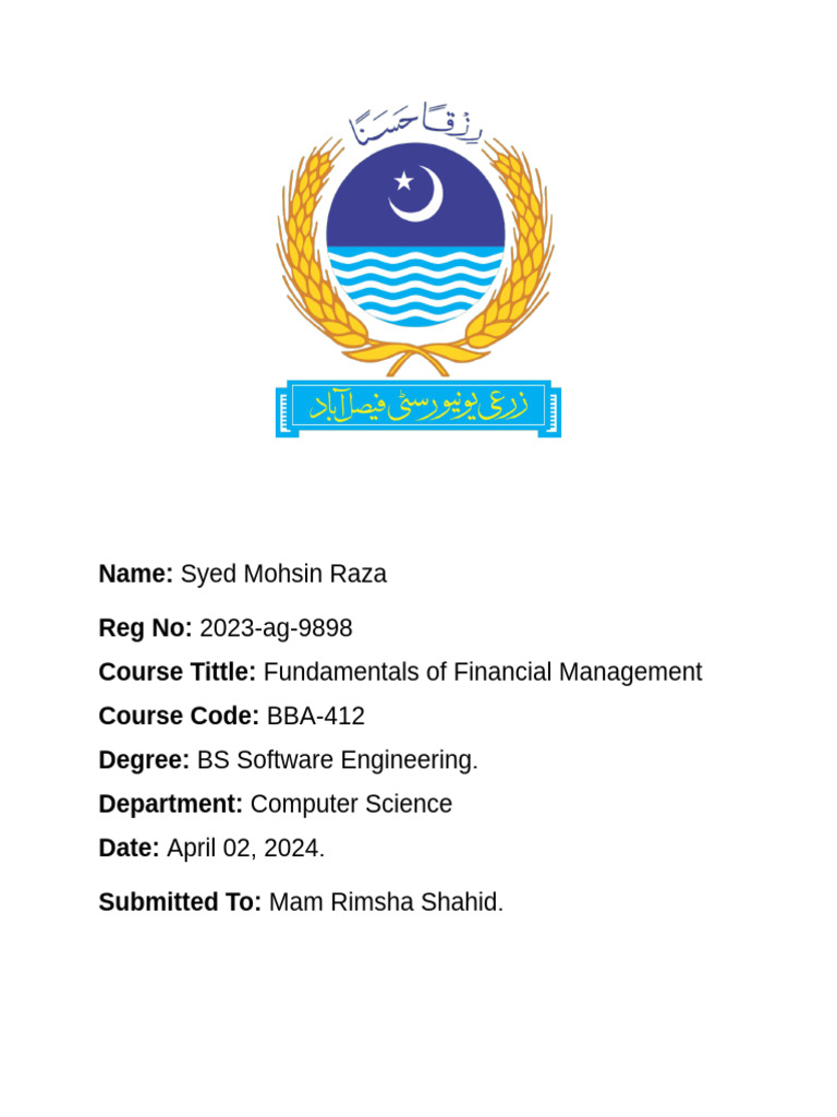 BBA Assignment | PDF