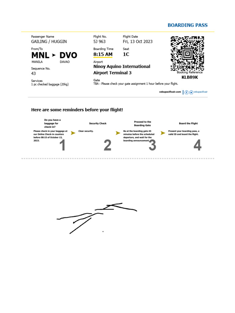 Mnl-Davao Friday 13 | PDF