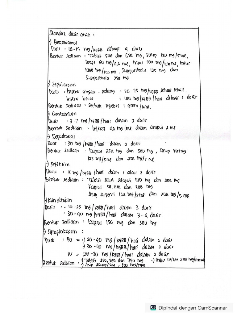 Catt Dosis Ocha | PDF