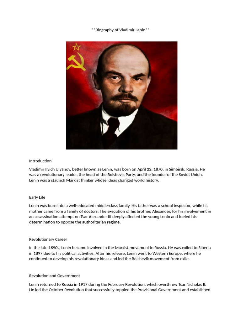 Komunis Evolution | PDF | Vladimir Lenin | Politics