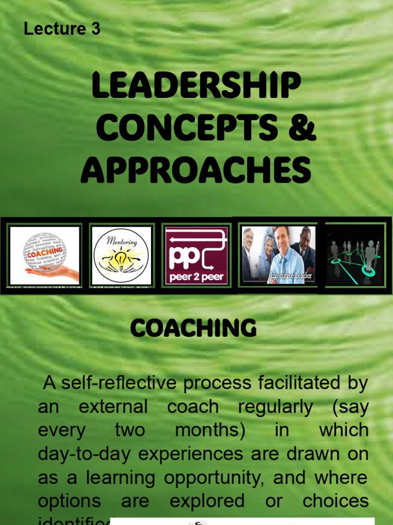Lecture4 Leadership Concepts | PDF