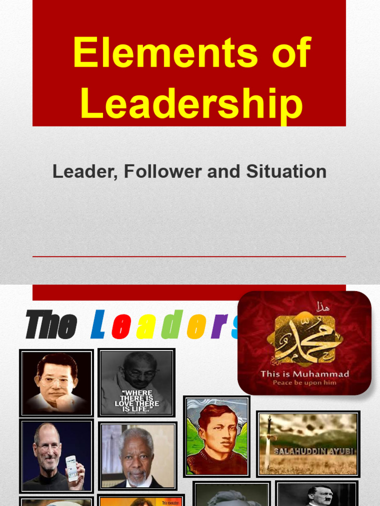 Lecture3 Elements of Leadership | PDF