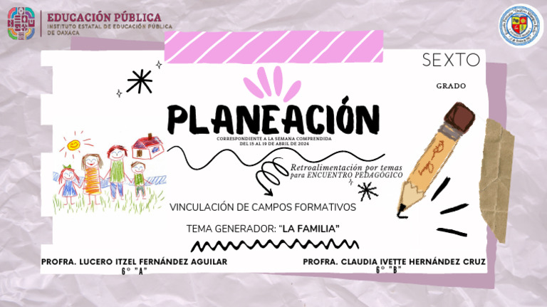PORTADA PLANEACION LA FAMILIA | PDF