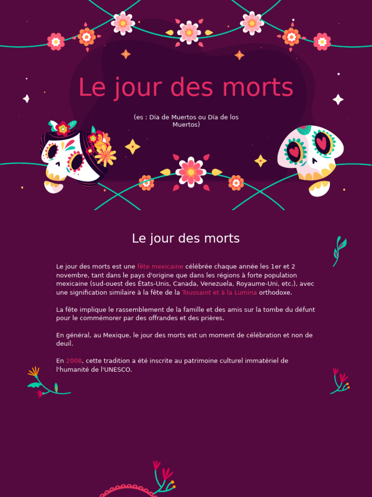 Día de Muertos by Slidesgo | PDF