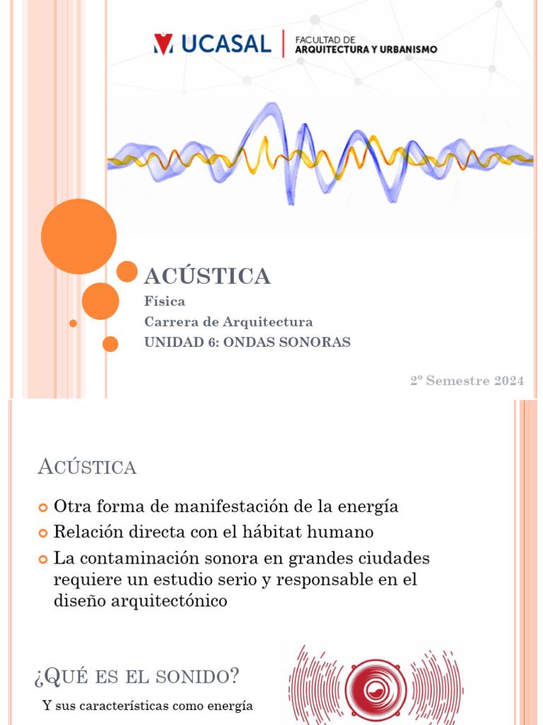 Acústica (Ondas Sonoras) | PDF