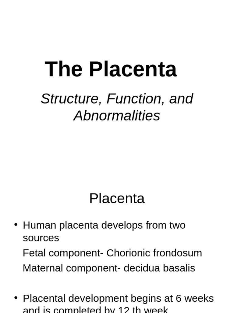 Placenta | PDF