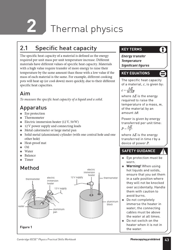 IGCSE Hodder Physics Practical Workbook-Pages-9 | PDF