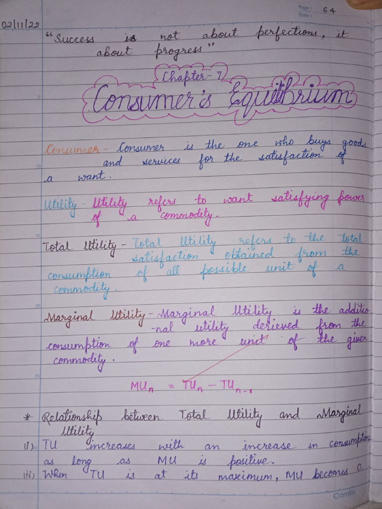 Consumer equilibrium | PDF