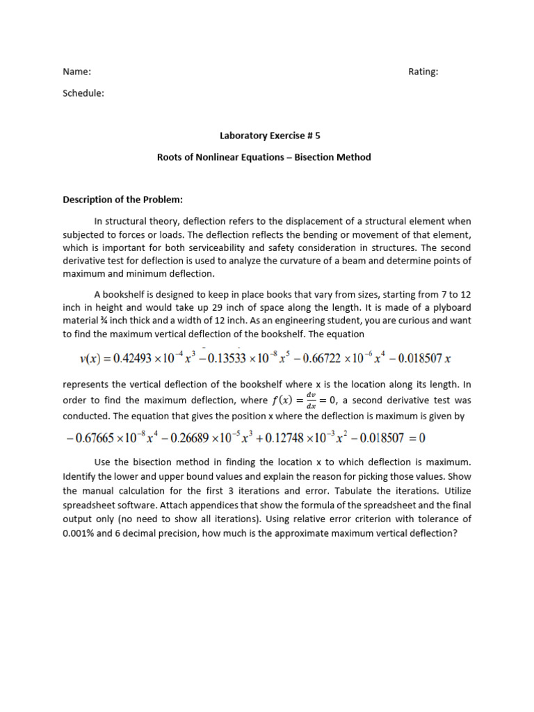 Lab Exercise 5 | PDF