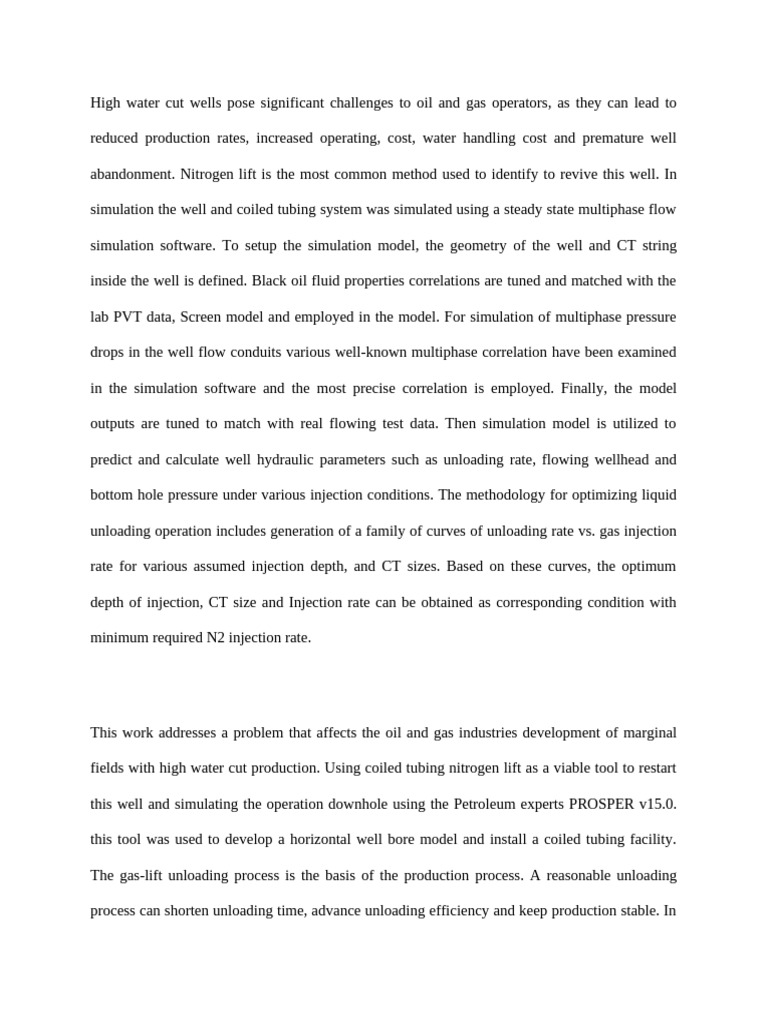 High Water Cut Wells Pose Significant Challenges To Oil and Gas ...