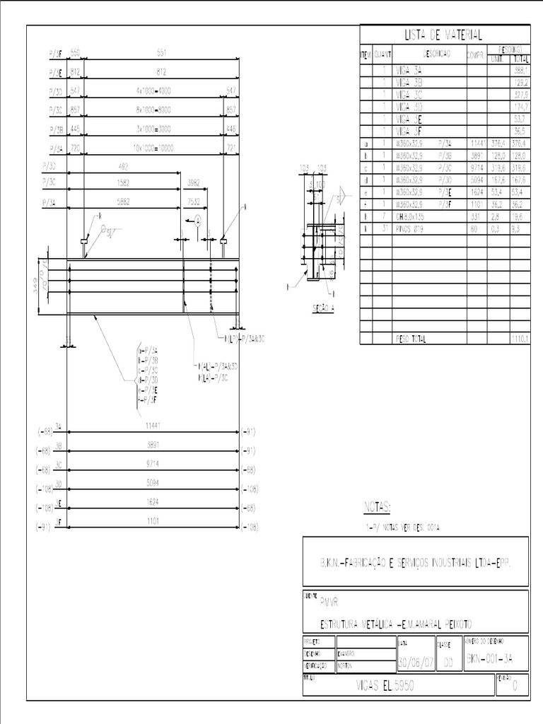 Des.3a Vigas El.5950 Model | PDF