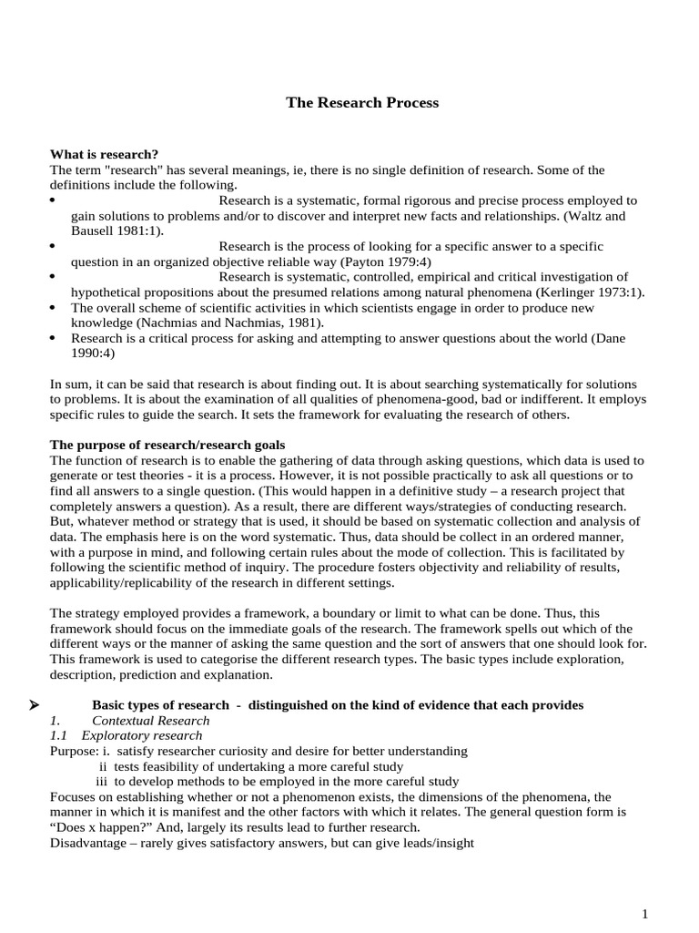 Research Methods - Proposal | PDF