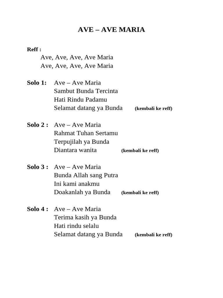 Ave Maria | PDF