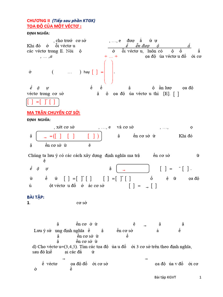 Bai Tap KGVT Tiep | PDF