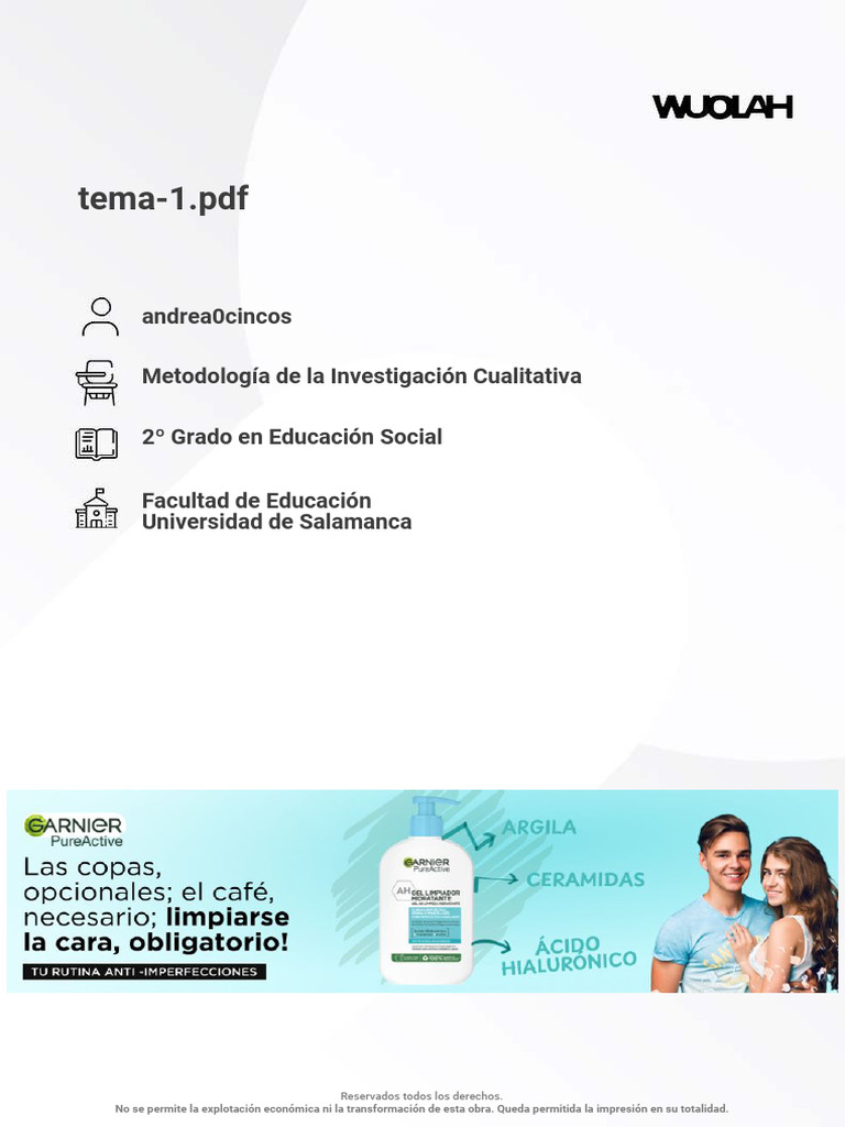 Wuolah Free Tema 1 | PDF