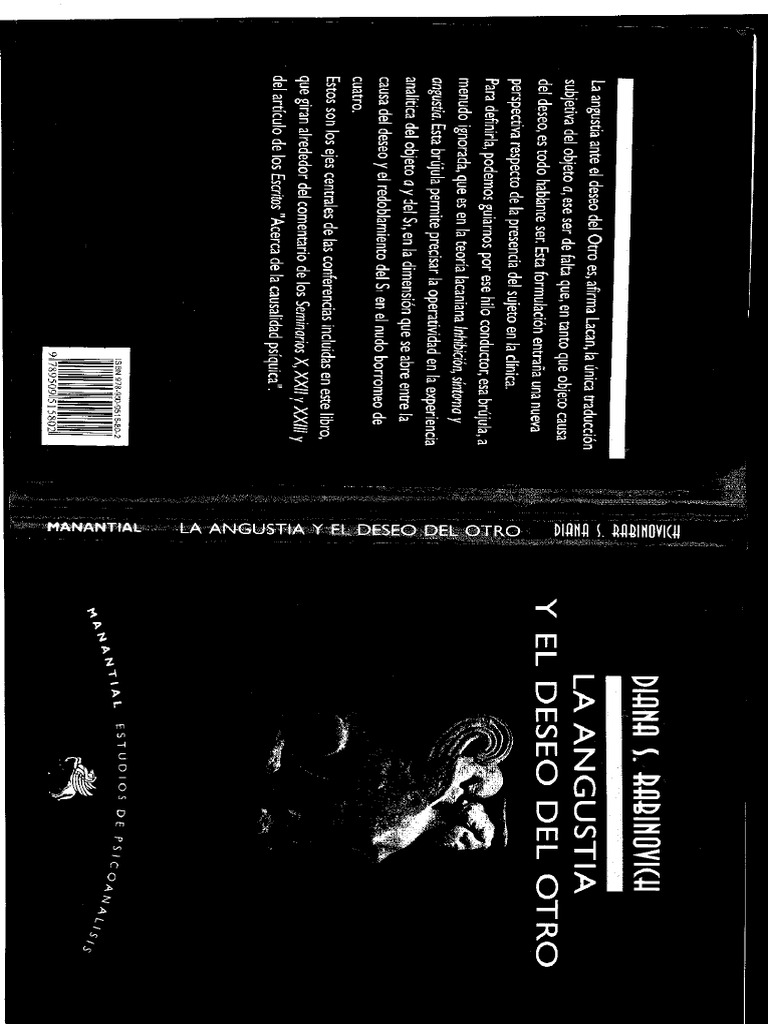 Rabinovich - La Angustia y El Deseo Del Otro (Libro Completo) - Compressed | PDF