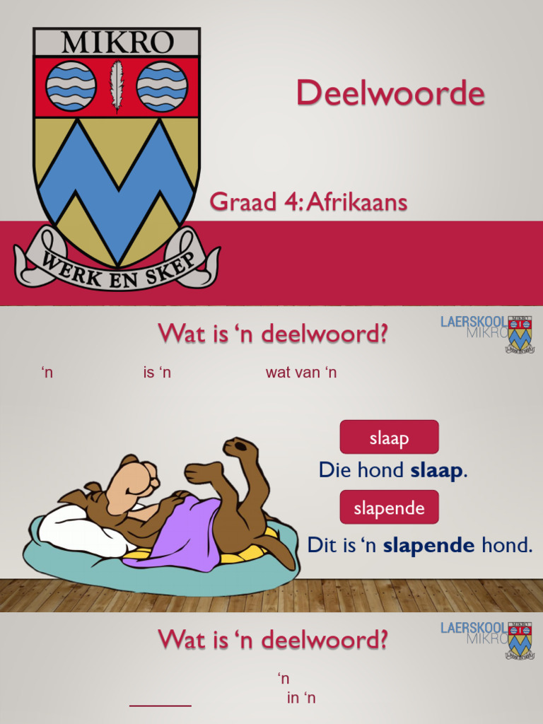 2 Deelwoorde | PDF