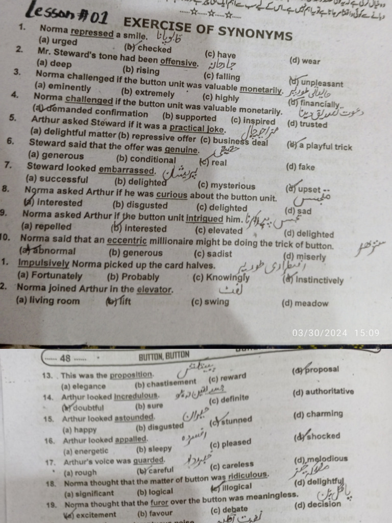 Part 1 Lesson PDF | PDF