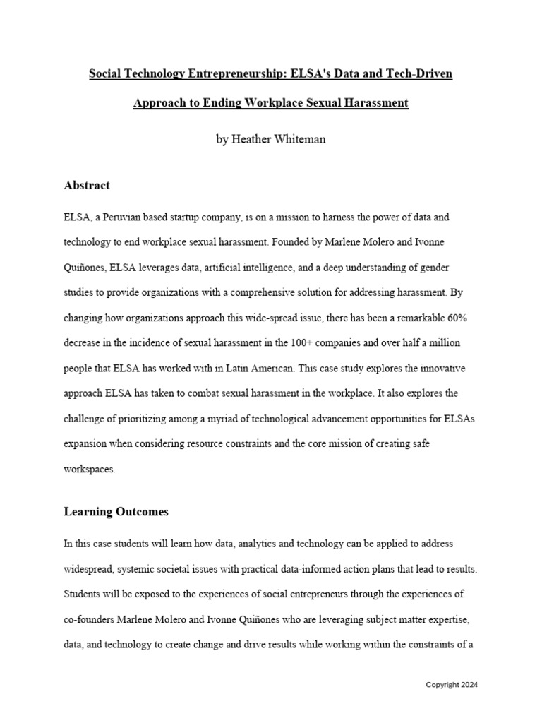 ELSA Case Study | PDF