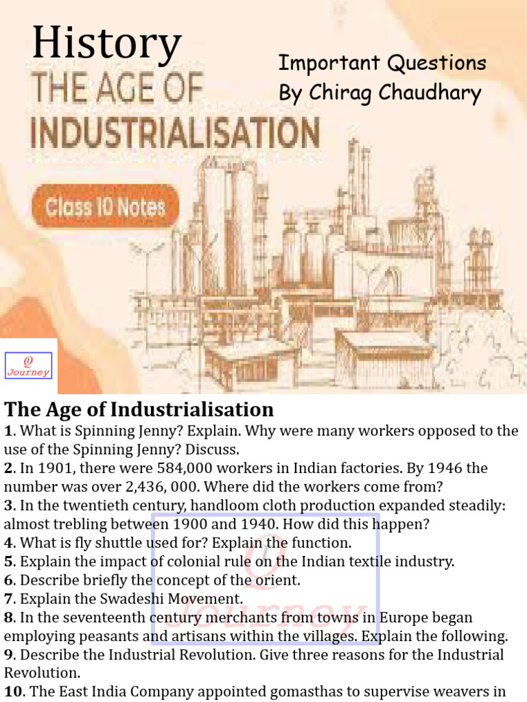 History Chapter - 4 Important Questions | PDF