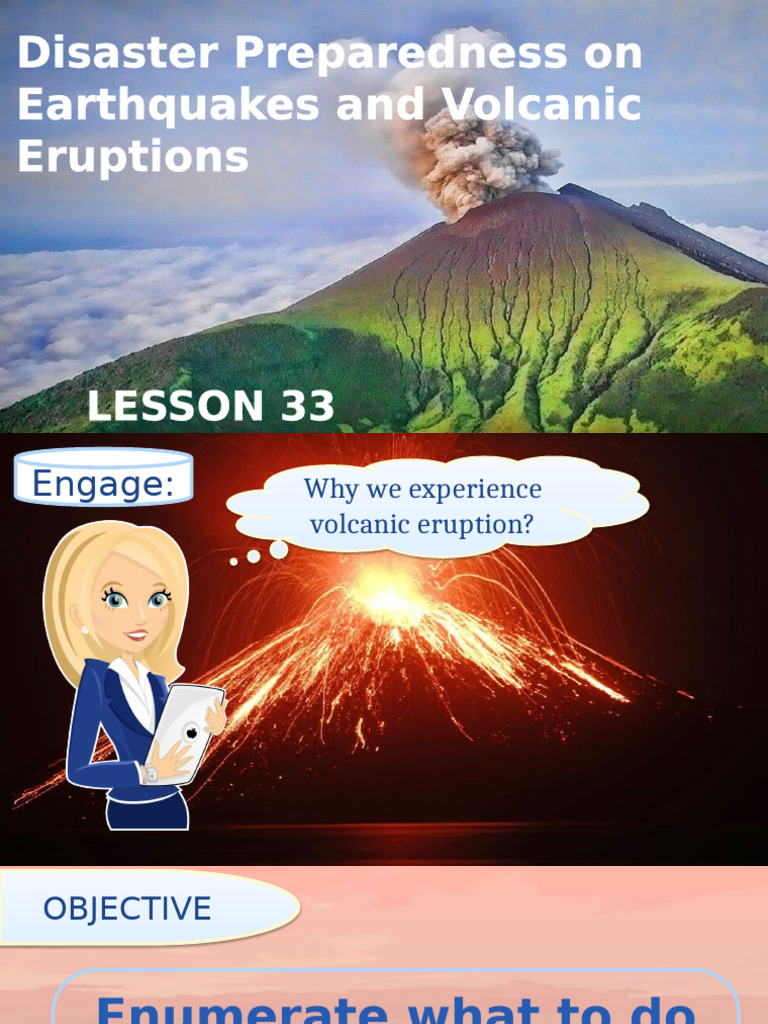 Disaster Preparedness On Earthquakes and Volcanic Eruptions | PDF
