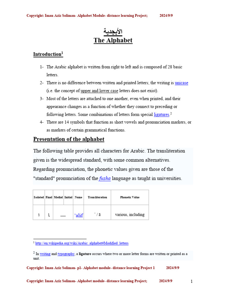 Alphabet Module Countries | PDF