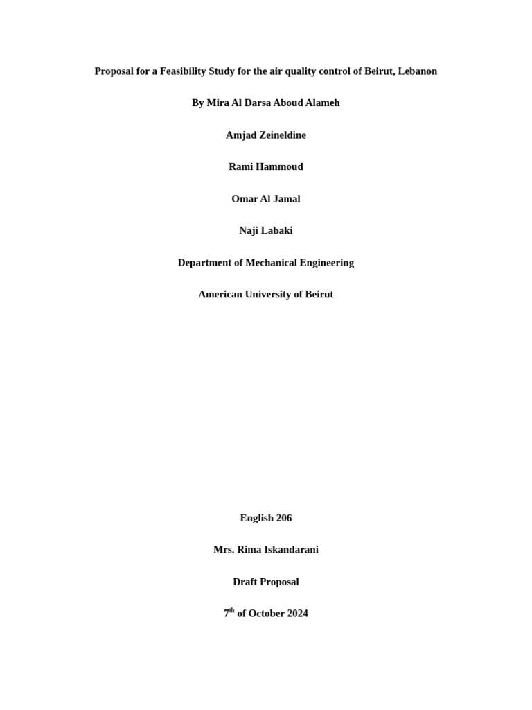 Research Proposal Draft | PDF