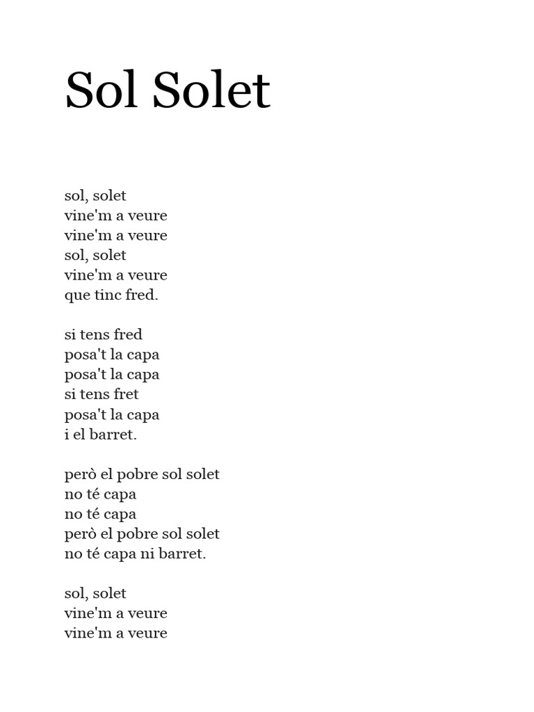 2-Sol Solet | PDF